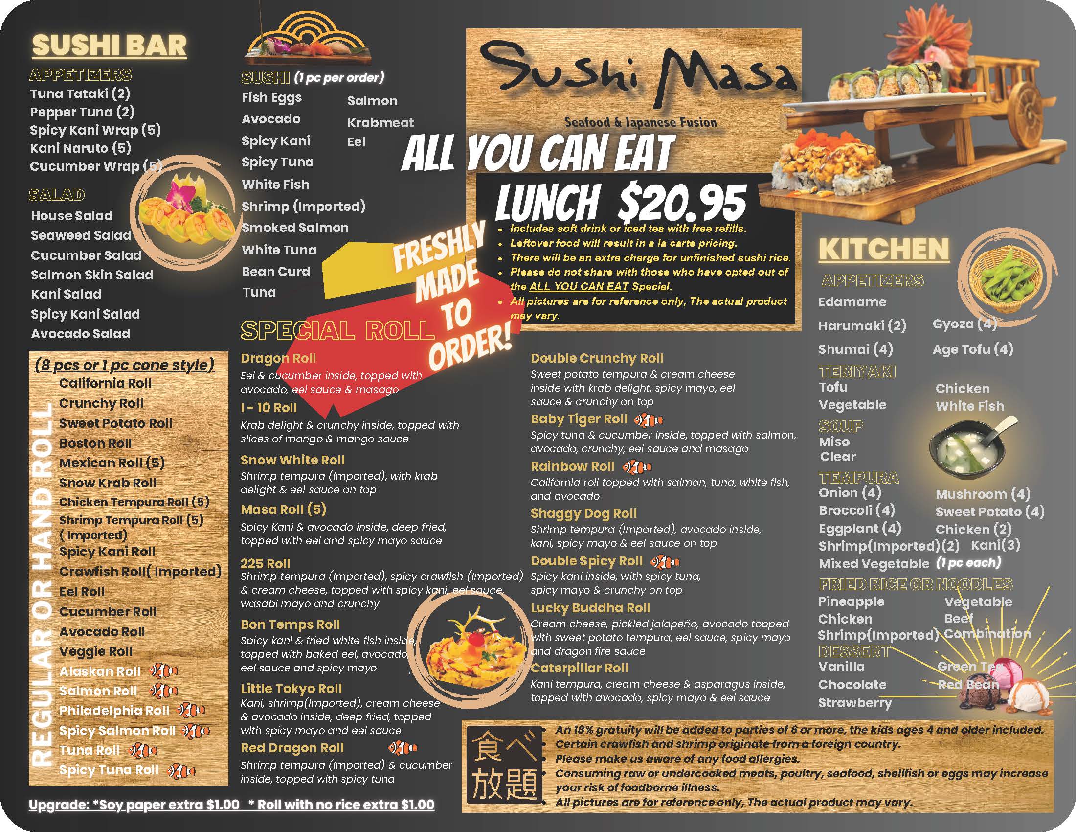 Pensacola, FL - Sushi Masa Seafood & Japanese Fusion